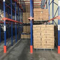 China ODM Drive In Racking 6000kg Double Deep Pallet Racking System Custom Steel for sale