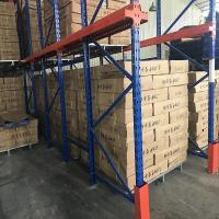 China ODM Drive In Racking 6000kg Double Deep Pallet Racking System Custom Steel for sale
