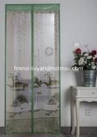 China Easy Fix Mosquito Net For Door, Fly Stop Printed Magnetic Mesh Door for sale