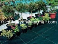 China Black Polypropylene Weed Barrier Cover 90gsm Woven Garden Membrane Ground Cover 4m Width for sale