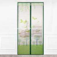 China Customizable Polyester Mesh Magnetic Door Screen Mosquito Net for Door Curtain Insect Proof 210x90cm for sale