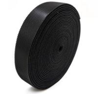 China High Strength Durable Heavy Duty Hook and Loop Tape 25mm Black White Adhesive for sale