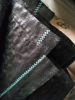 China Black PP Woven Weed Control Fabric Ground Cover 2m x 100m Roll UV Resistant for sale
