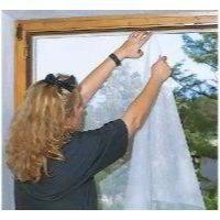 China DIY Window Pleated Mosquito Screen Net Kit with Velcro Hook 100x100cm Insect Proof Bug Barrier for sale