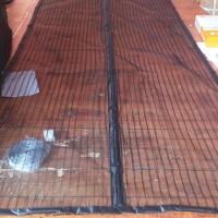 China Black magnetic mesh screen door Curtain Easy Fixed DIY mosquito mesh door for sale