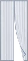 China Adjustable Magnetic Mosquito Net Door Screen 100x210cm Polyester Easy Fix for sale