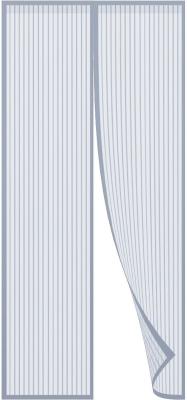 China Adjustable Magnetic Mosquito Net Door Screen 100x210cm Polyester Easy Fix for sale