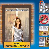 China Mosquito Net Window Insect Screen Customized Magnetic Mesh Door Curtain for sale