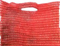 China PP Woven Mesh Bag for Onion Vegetable Fruit Packing 40x60cm 5-25kg Capacity Drawstring Closure for sale