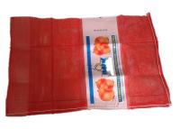 China Red Woven Mesh Bag Ventilated Mesh Sacks For Fresh Fruits for sale