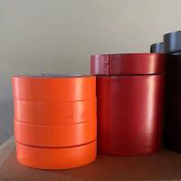 China Orange PVC Marking Tape 2.0cm x 30m Plastic Tie for Agriculture Cable Organization for sale
