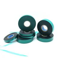 China PVC Marking Cable Tie Tape 2cm x 30m Green Soft Binding Wrap for Cable Organization for sale