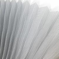 China Fiberglass Pleated Mosquito Net Mesh Door 1.6mm 1.8mm Fold Depth Insect Screen for sale