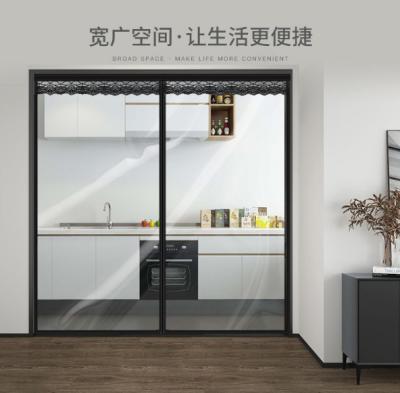 China Transparent PEVA Film Door Curtain 10mm Thick Thermal Insulation Dustproof Waterproof for Cold Storage Industrial Use for sale
