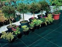 China 100gsm Anti Weed PP Woven Ground Cover Fabric Weed Barrier 9x9 Mesh 500D for sale