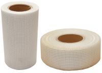 China Alkali Resistant Fiberglass Mesh Tape 5cm x 90m Grade A for Cement Board Reinforcement for sale