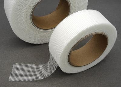 China Alkali Resistant Fiberglass Mesh Tape 5cm x 90m Wall Reinforcement Mesh for sale