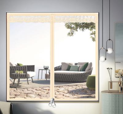 China 130x150cm Plastic Film Window Cover with Zipper Anti Cold Foil Insulation for sale