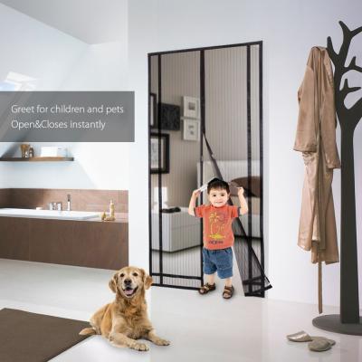 China Magnetic Mosquito Net Door Screen Automatic Closing Mesh Curtain 210x90cm Insect Proof for sale