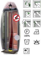 China Wholesale Magnetic Screen Door Curtain Mosquito Net Insect Mesh 210x90cm Durable Polyester for sale