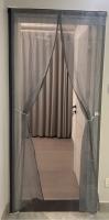 China Customizable Magnetic Mesh Door Curtain 35x82 Inch Insect Proof Polyester Heat Hemmed for sale
