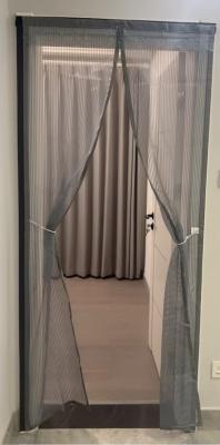 China Polyester Mesh Magnetic Screen Door 100x210cm Mosquito Net Insect Curtain for Home for sale