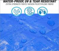 China Blue Color PE Tarpaulin Waterproof Tear Proof Solution For Transportation Needs for sale