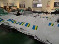 China White Printed Logo PE Tarpaulin Heavy Duty Truck Cover 0.5mm-2.0mm UV Resistant Durable Tarp for sale
