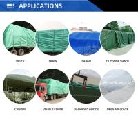 China Heavy Duty PE Tarpaulin 50gsm 250gsm UV Resistant Waterproof Tarp Sheet Truck Cover Fabric for sale