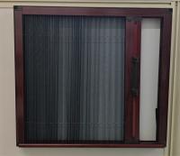China Fiberglass Pleated Window Screen 18x16 Mesh Mosquito Net 0.26mm Thickness Custom Size 1-3m for sale