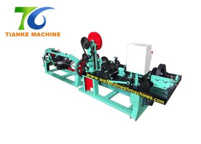 China 2.2mm Galvanized Single Twist Barbed Wire Making Machine 355r/min for sale