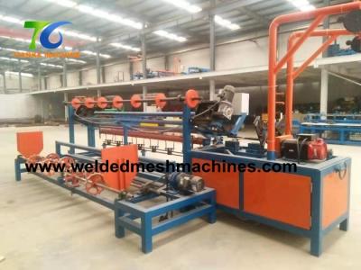 China Semi Auto 30mm 80mm Diamond Mesh Wire Making Machine 180m2/H for sale