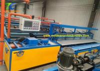 China Spiral 120*120mm Fencing Net Making Machine 3.8KW/h 1.7T for sale