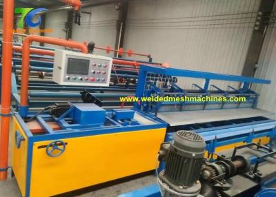 China Spiral 120*120mm Fencing Net Making Machine 3.8KW/h 1.7T for sale