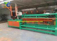China 4.5mm PVC Chain Link Fence Machine 6M Wire Mesh Weaving Machine for sale