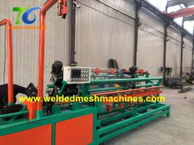 China Pvc Single Spiral Wire 4mm Diamond Mesh Wire Making Machine for sale