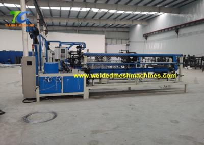 China PVC Coated 120*120mm Chain Link Mesh Making Machine 1.8 Ton for sale