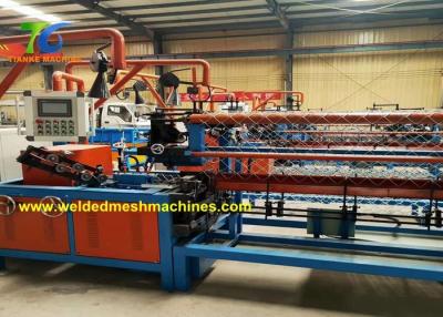 China 3.8KW Fencing Net Making Machine 1.2mm Chain Link Fence Equipment for sale