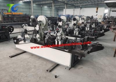 China Security Double Strand Barbed Wire Making Machine 3 Inch Space 1.2T for sale