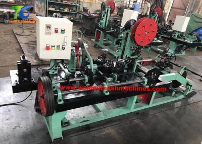 China Gill Net Barbed Wire Making Machine PLC Control 1.6mm Barbed Wire Netting Machine for sale