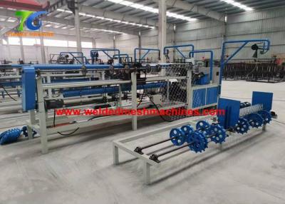 China 220V 380V Chain Link Mesh Making Machine 120x120mm mesh for sale