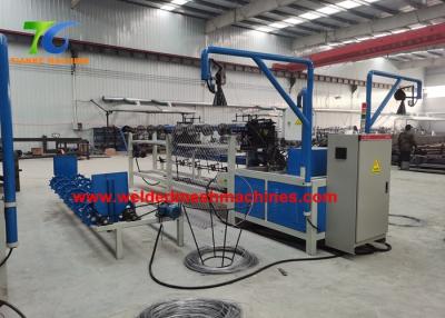 China Hook Mesh 6.5m Chain Link Fence Machine 30M2/H Mesh Manufacturing for sale