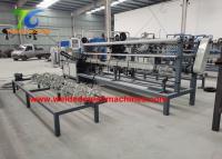 China 4000mm Width Fully Automatic Chain Link Fence Machine CNC PLC Controller for sale