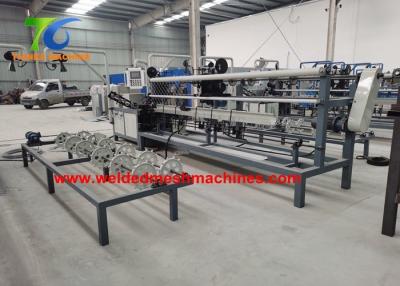 China 4000mm Width Fully Automatic Chain Link Fence Machine CNC PLC Controller for sale
