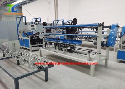 China Tianke Touch Screen 1.3mm Double Wire Chain Link Fence Machine 415V 440V for sale