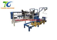 China Double Spiral Wire Mesh Fence Machine 4M Chain Link Fence Weaving Machine for sale