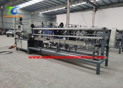 China Galvanized Wire 4m Width Servo Motor Diamond Mesh Machine for sale