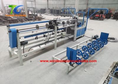 China Diamond Pvc Mesh Netting Plc Double Wire Chain Link Fence Machine for sale
