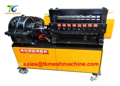 China Construction Reinforcement Bar Scrap 6-16mm Rebar Straightener Machine for sale