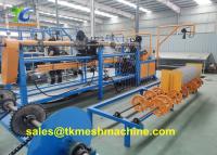 China 1.8mm Programmable System Chain Link Fence Machine Diamond Mesh Wire Weaving for sale
